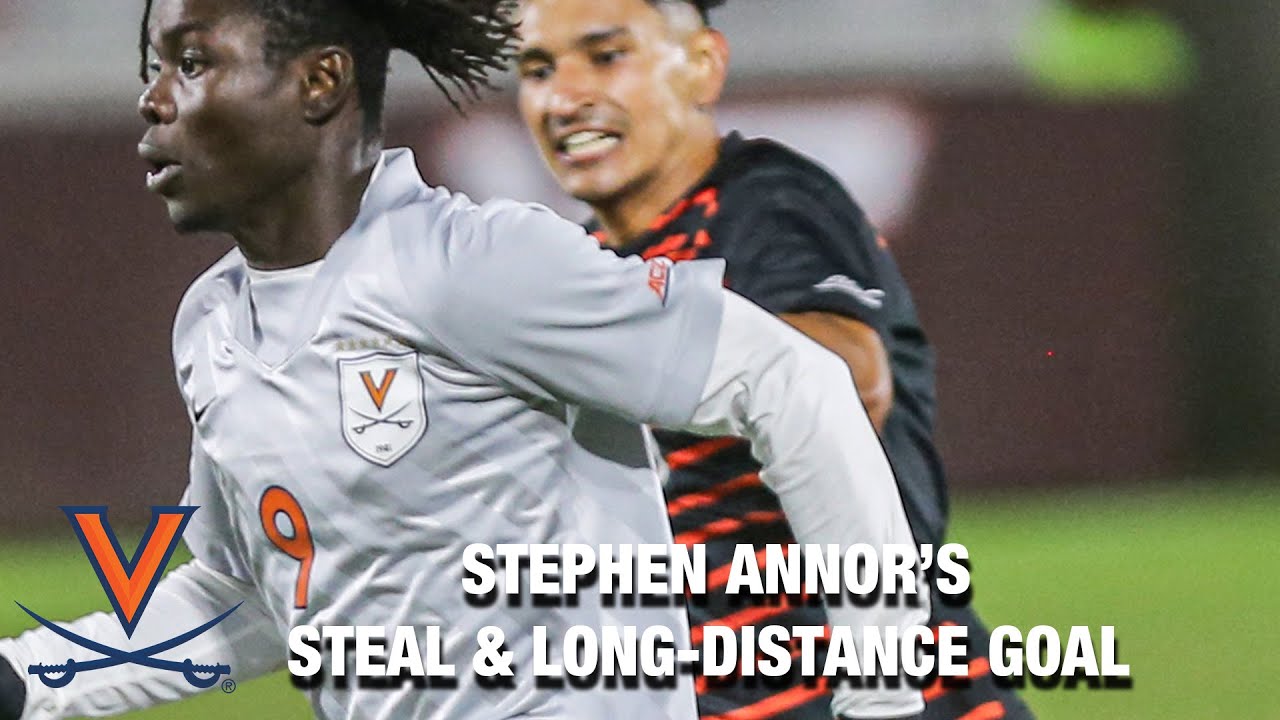 Virginia's Stephen Annor With The Steal & Long-Distance Goal - YouTube