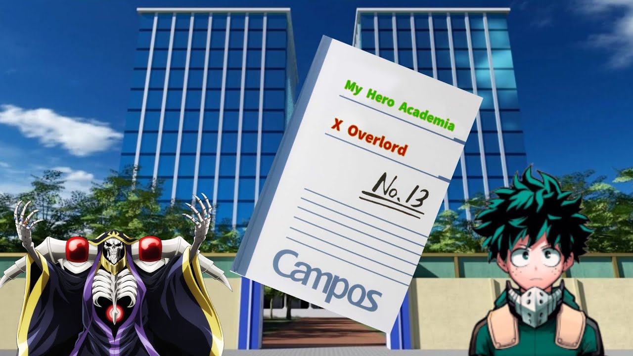 Anime Splice: My Overlord's Academia (My Hero Academia X Overlord/ Fan ...
