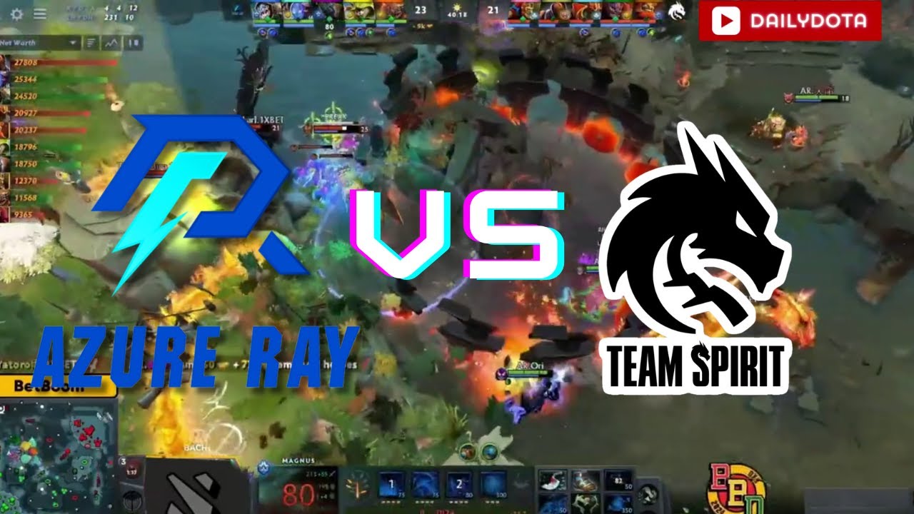 Team SPIRIT vs AZURE RAY BETBOOM DACHA DUBAI 2024 - YouTube