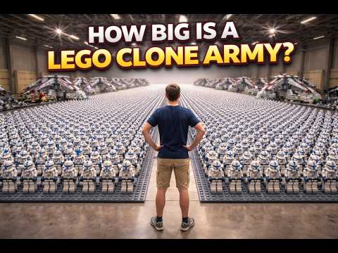 How Big is a Lego Minifig Clone army in real life ?! - YouTube