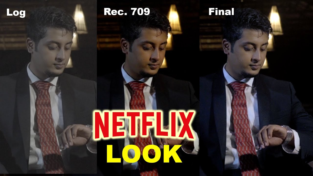 how to color grade in davinci resolve | Netflix's Looks | Before ...