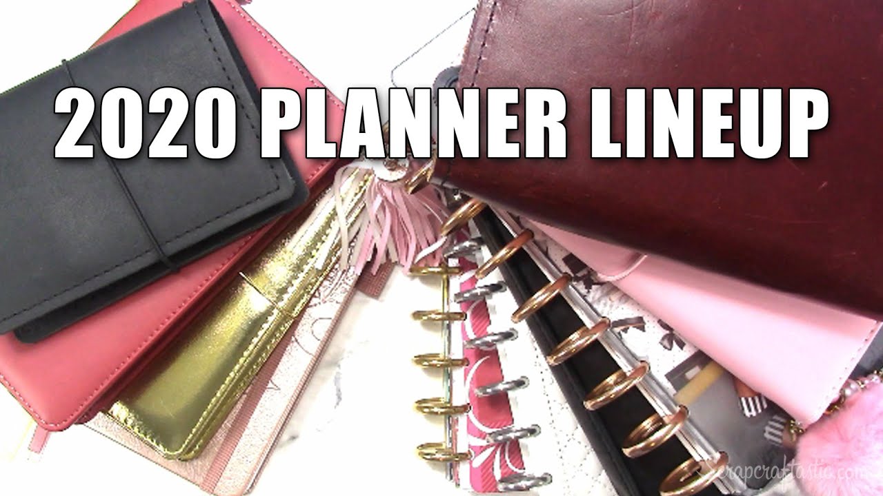 My 2020 Planner and Traveler's Notebook Lineup - YouTube