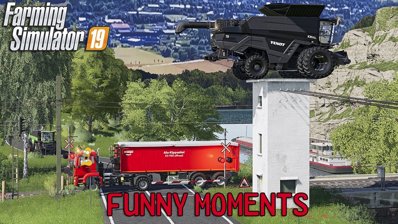 Funny Moments & Crash Compilation - Farming Simulator 19 Multiplayer ...