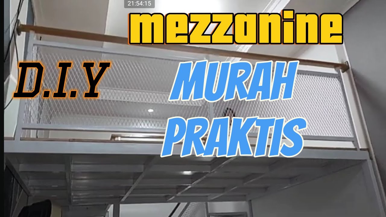 buat sendiri mezzanine Loteng besi hollow | #diy #welderpemula # ...