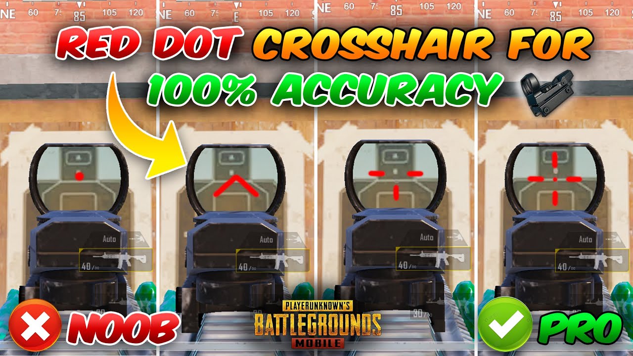 Best Red dot Crosshair to WIN EVERY FIGHT (Tips and tricks) | BGMI ...