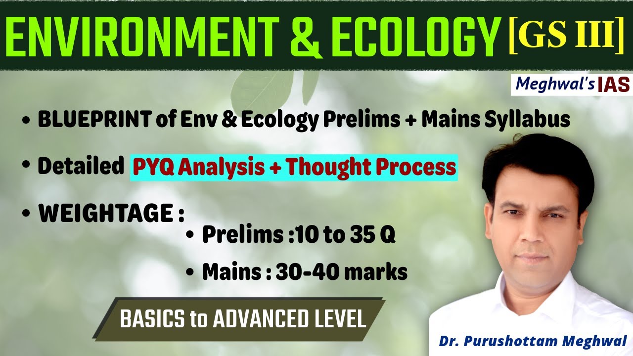 🌱Complete Breakdown of Environment & Ecology Syllabus | UPSC Blueprint ...