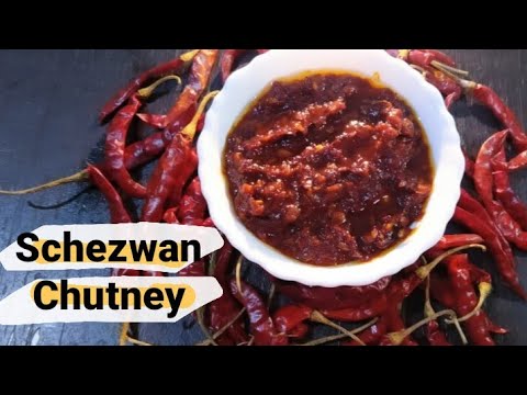 chinese chatni l schezwan sauce ll Chinese bhajiya chatni l sauce l ...