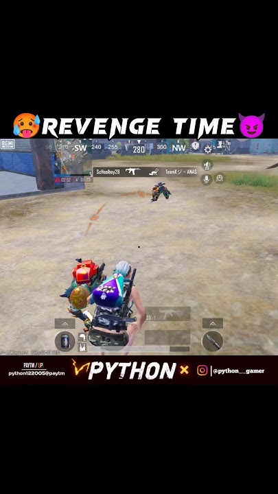 Revenge Time 😈 || Wait For @python__gamer || #bgmi #pubg - YouTube
