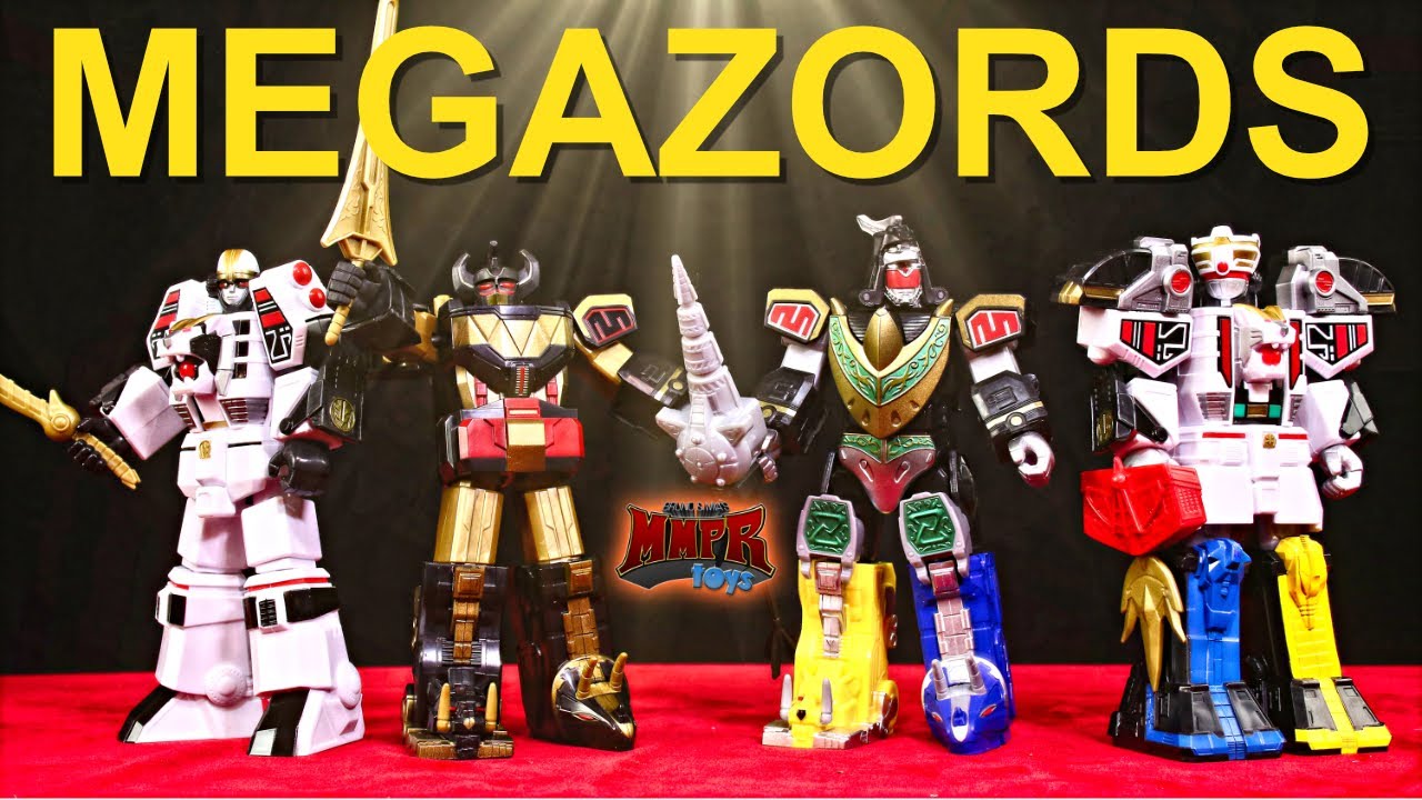 Mighty Morphin Megazords Review (Hasbro - Megazord, Dragonzord, Tigerzord) - YouTube