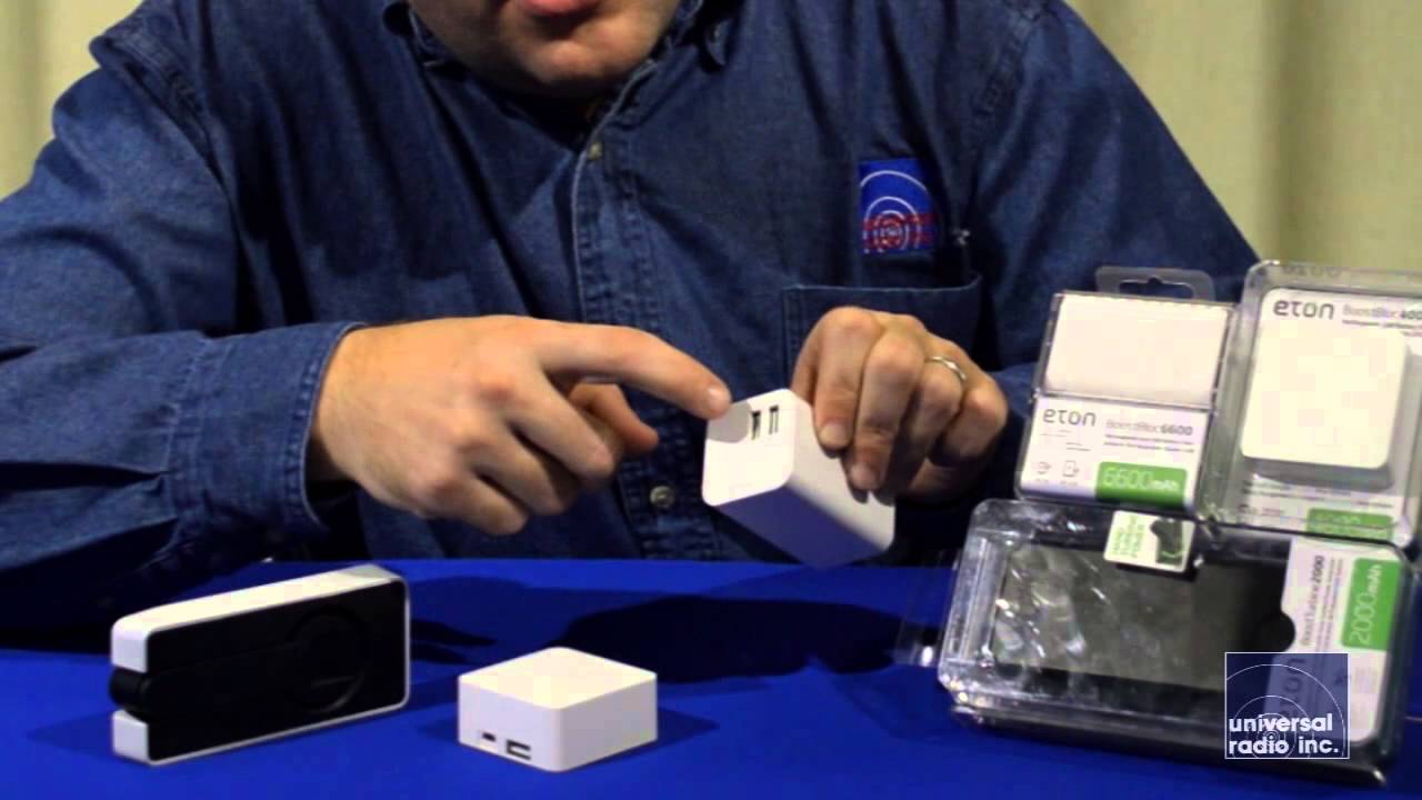 Universal-Radio presents Eton Power Block BU power supplies - YouTube