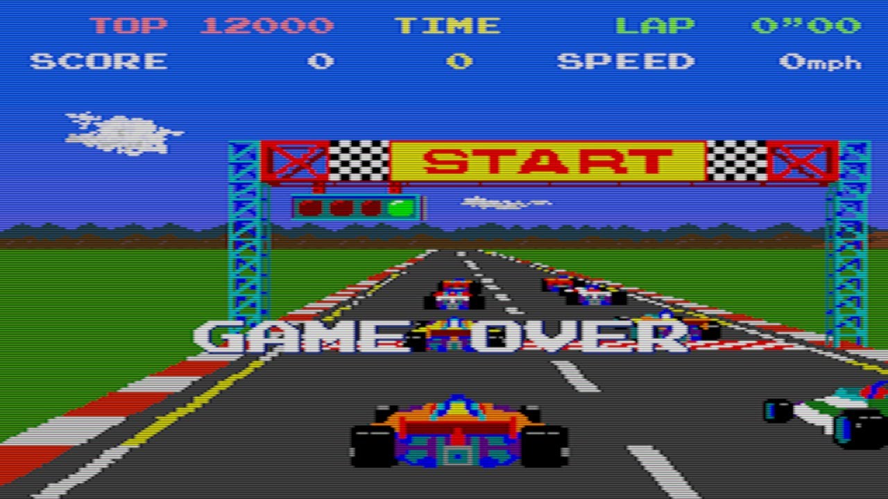 Pole Position - 1982 - Namco - Arcade Game - YouTube