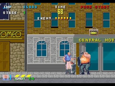 E-Swat - Cyber Police Atari Oyunu (Arcade Game) (nost_alji) - YouTube