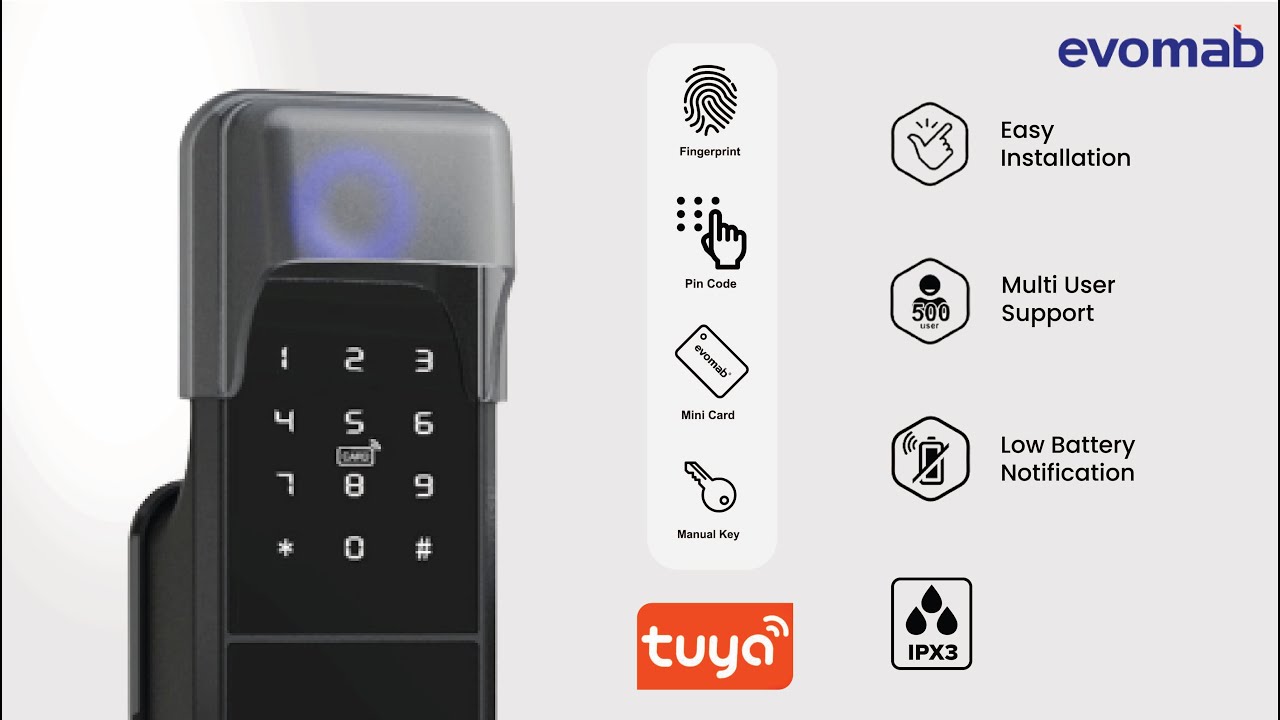 SMART RIM LOCK EDLK-RL2 - YouTube