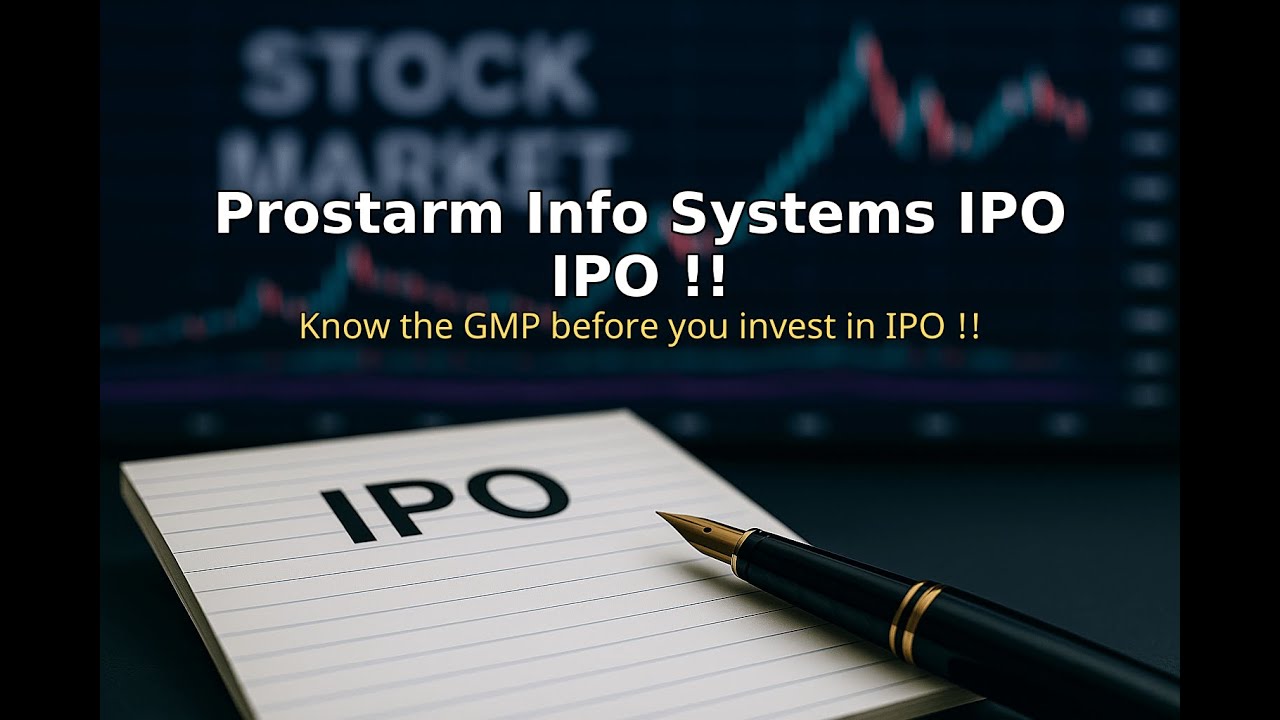 Prostarm Info Systems IPO hindi | 29 May 2025 09:50 AM - YouTube