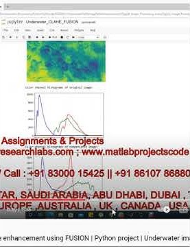 Underwater image enhancement using FUSION | Python project | Underwater ...
