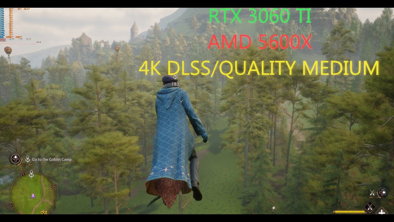 Hogwarts Legacy 4K RTX 3060 TI 5600X 16GB RAM - YouTube