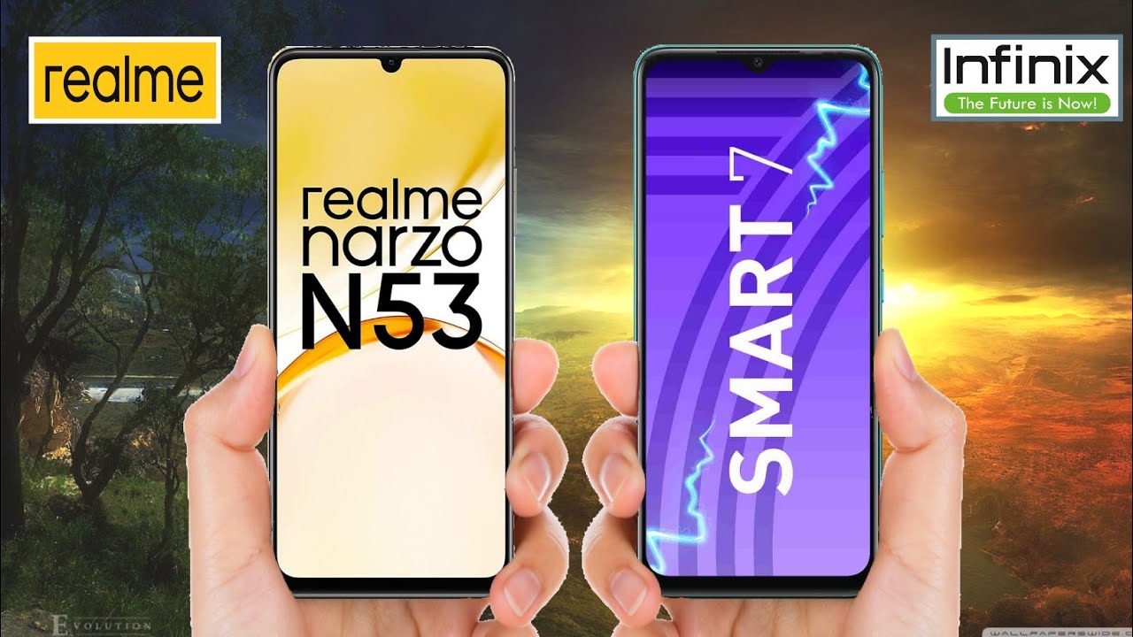 Realme Narzo N53 vs Infinix Smart 7 || Infinix Smart 7 vs Realme Narzo ...