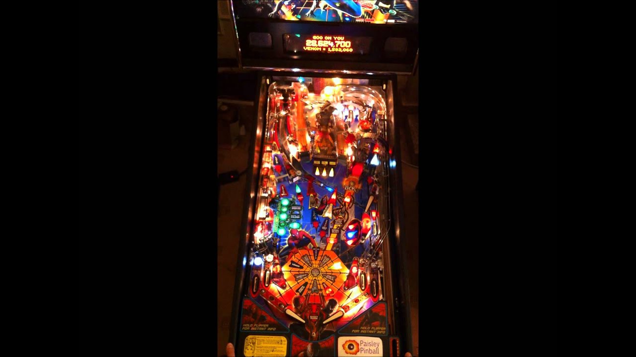 Spiderman pinball machine by Stern - Gameplay - YouTube