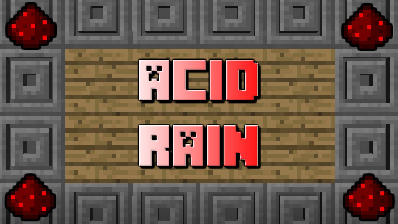 ACID RAIN! - Minecraft Mapmaking Tutorial - YouTube