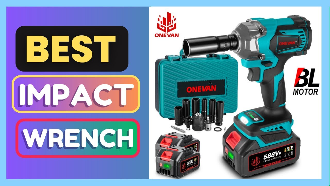 Best ONEVAN 1200N.M Brushless Electric Impact Wrench 3 - YouTube
