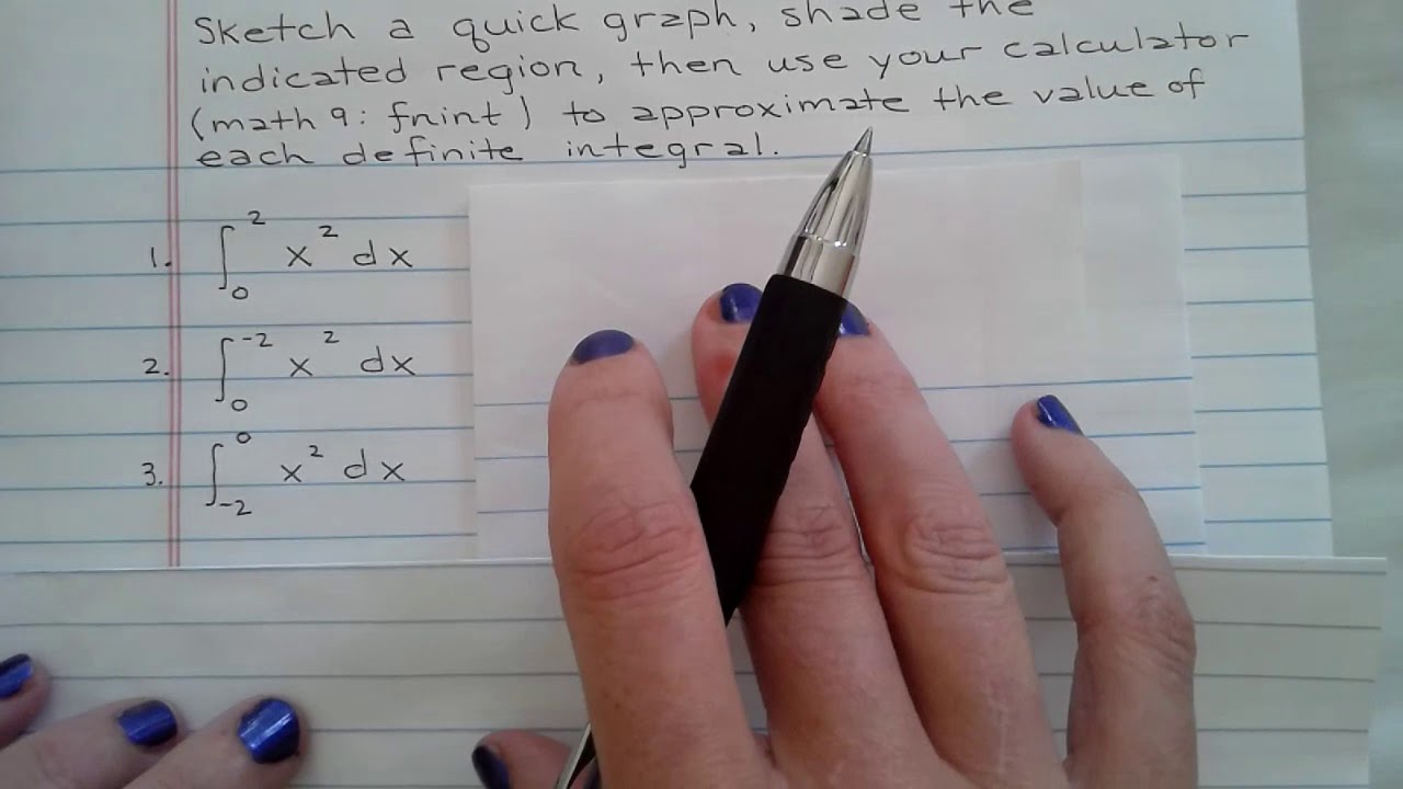 APC 5.1-5.2 Riemann Sums to Calculus Notation and "fnint" in your ...