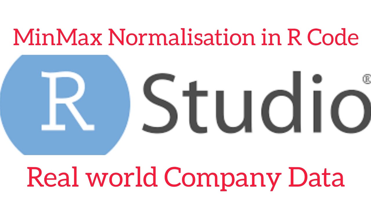 Minmax Normalization In R Youtube