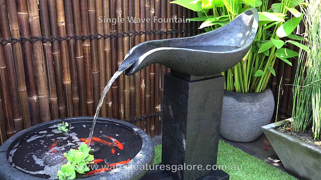 Single Wave Fountain - YouTube