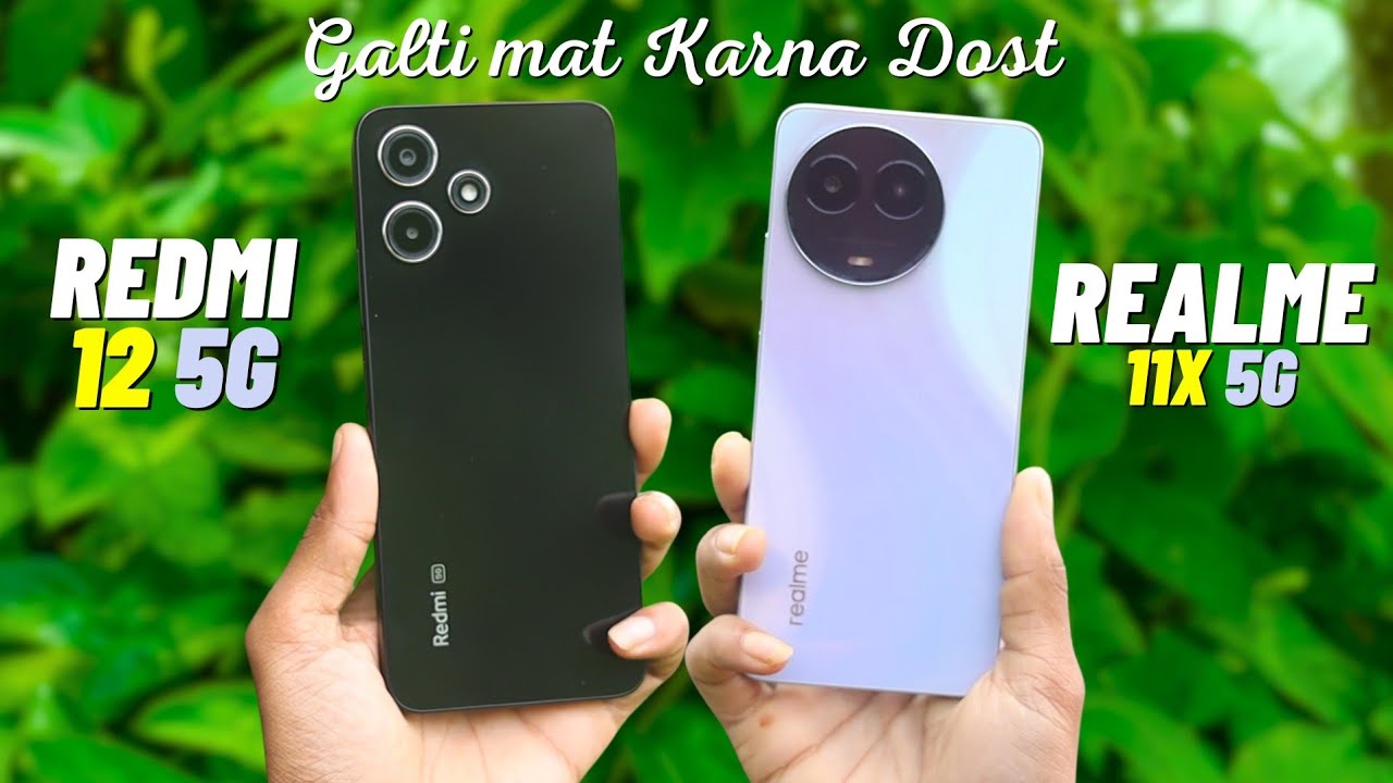 Realme 11X 5G vs Redmi 12 5G Camera, PUBG, Battery, Display Comparison ...