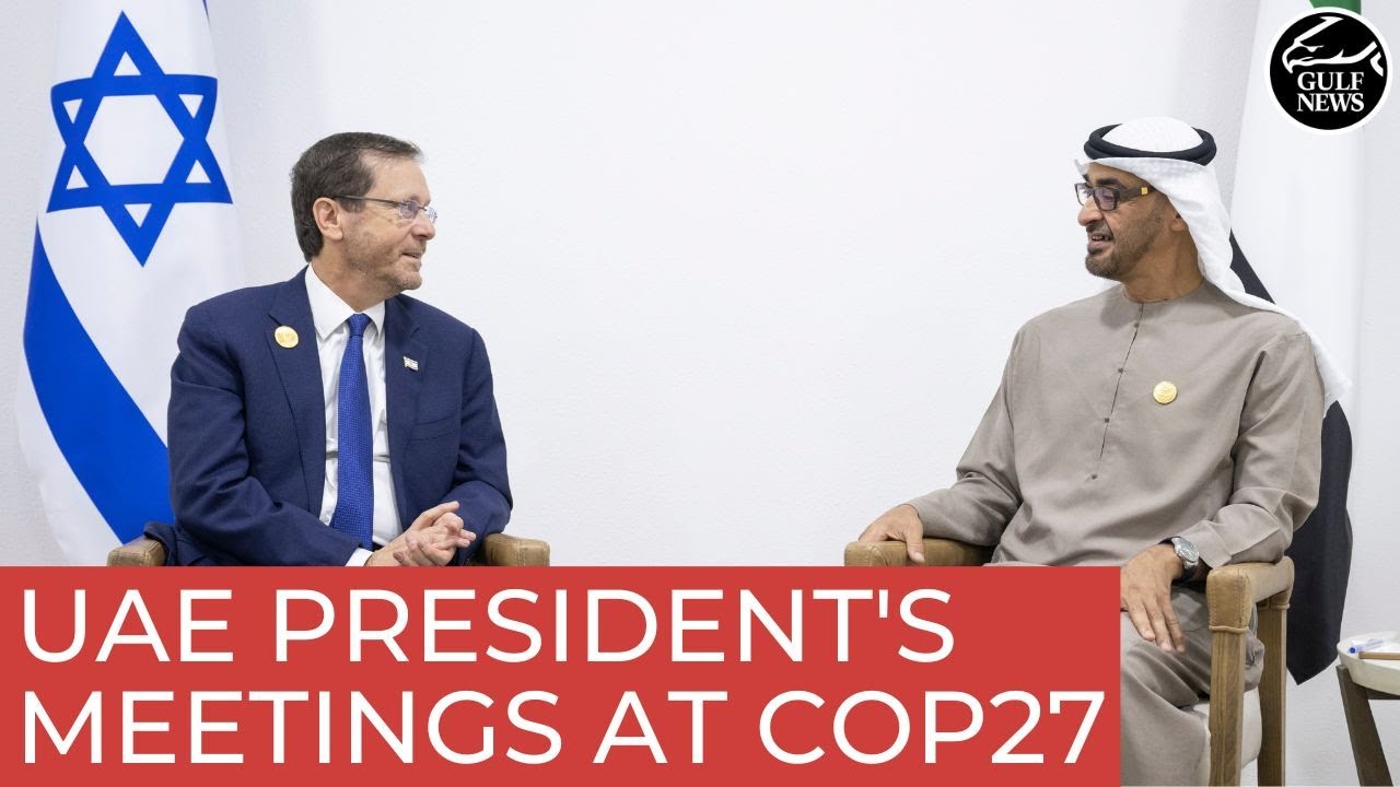UAE President meets world leaders, officials at COP27 - YouTube