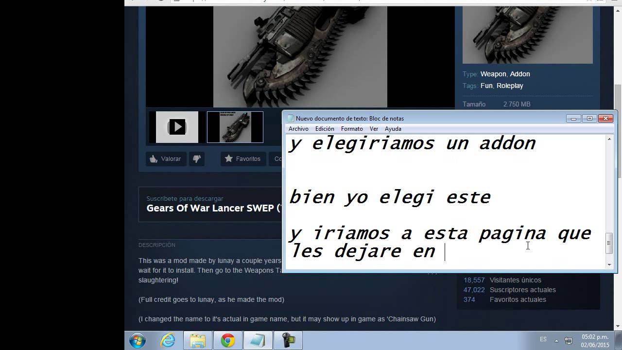 como descargar addons en steam Bien explicado AXEL TUTORIALES - YouTube