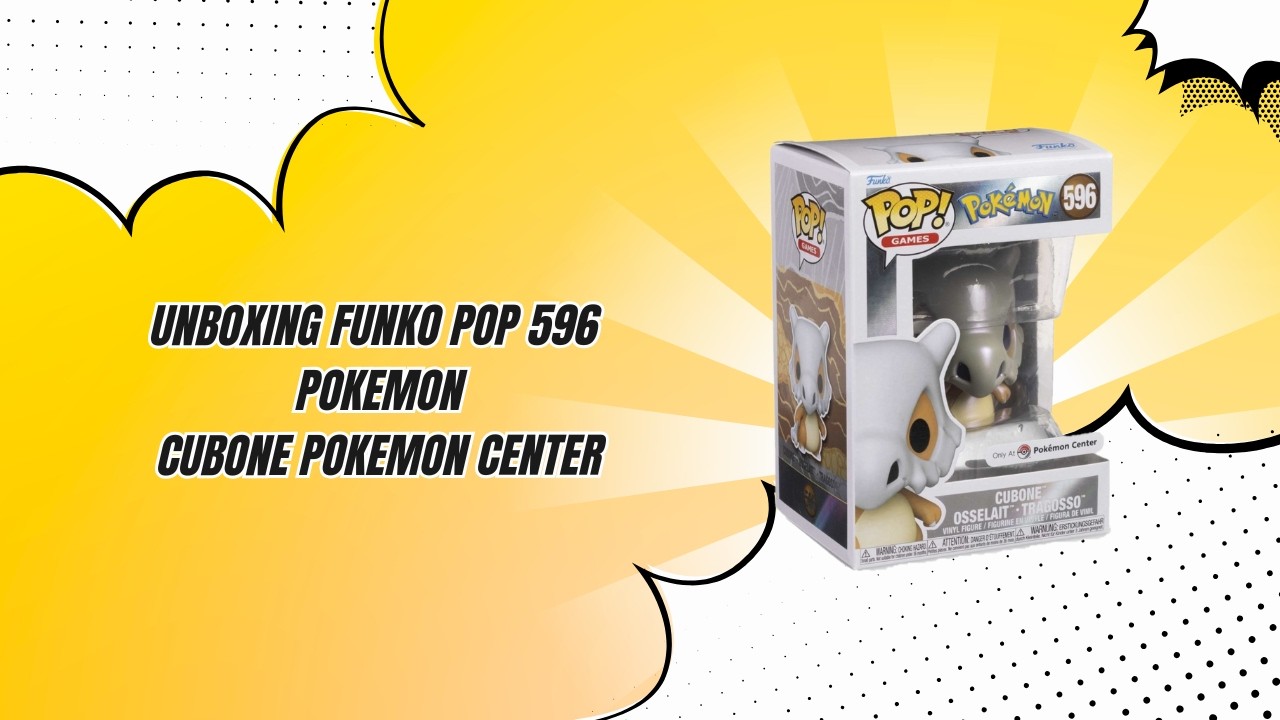Unboxing Funko Pop 596 Pokemon Cubone Pokemon Center - YouTube
