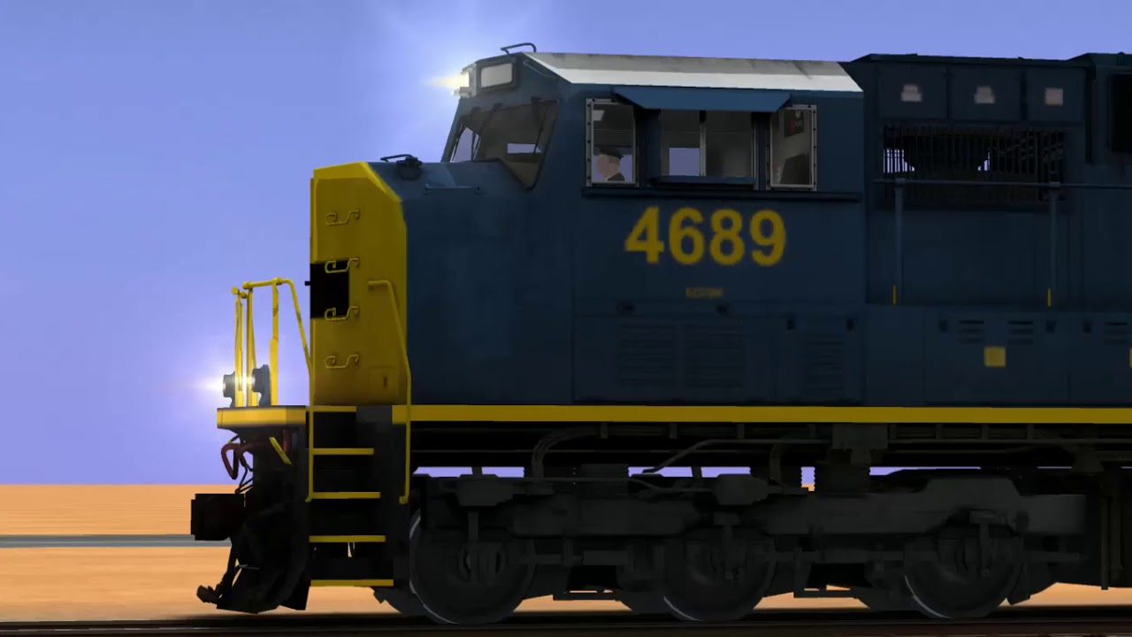 Trainz 12 Pacing PRLX ex CSX SD70M - YouTube
