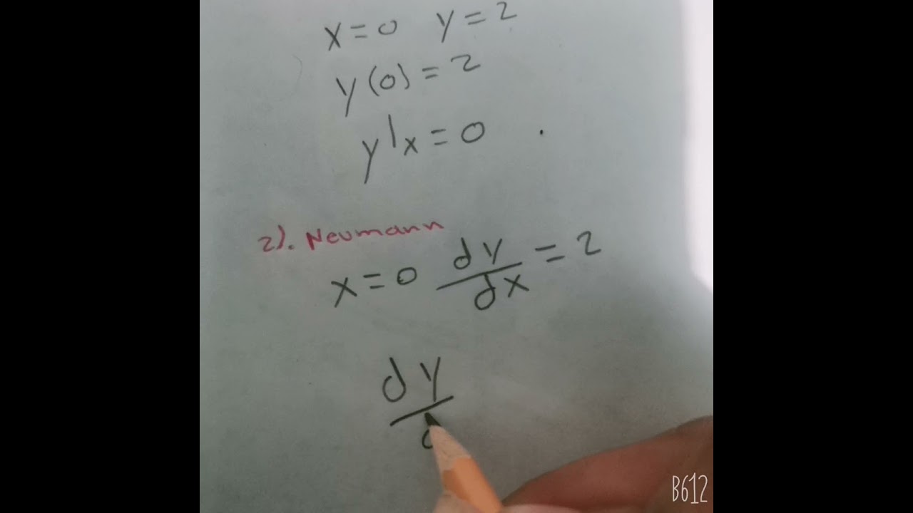 Tipos de fronteras (Dirichlet, Neumann y Robin) semana#5 ️ - YouTube