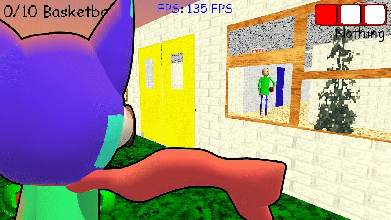 Almost dead - Baldi Loves Basketball - YouTube