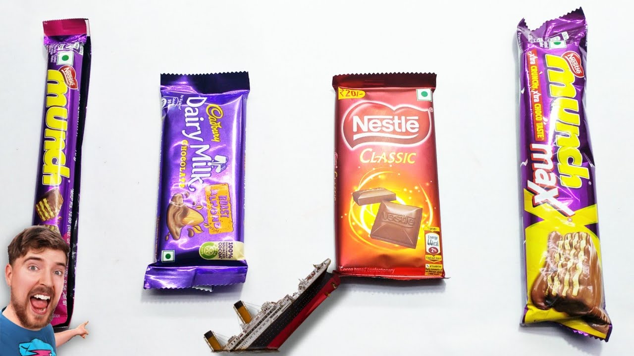 Munch vs Dairy milk vs Munch Max Chocolate || Chocolate Unboxing - YouTube