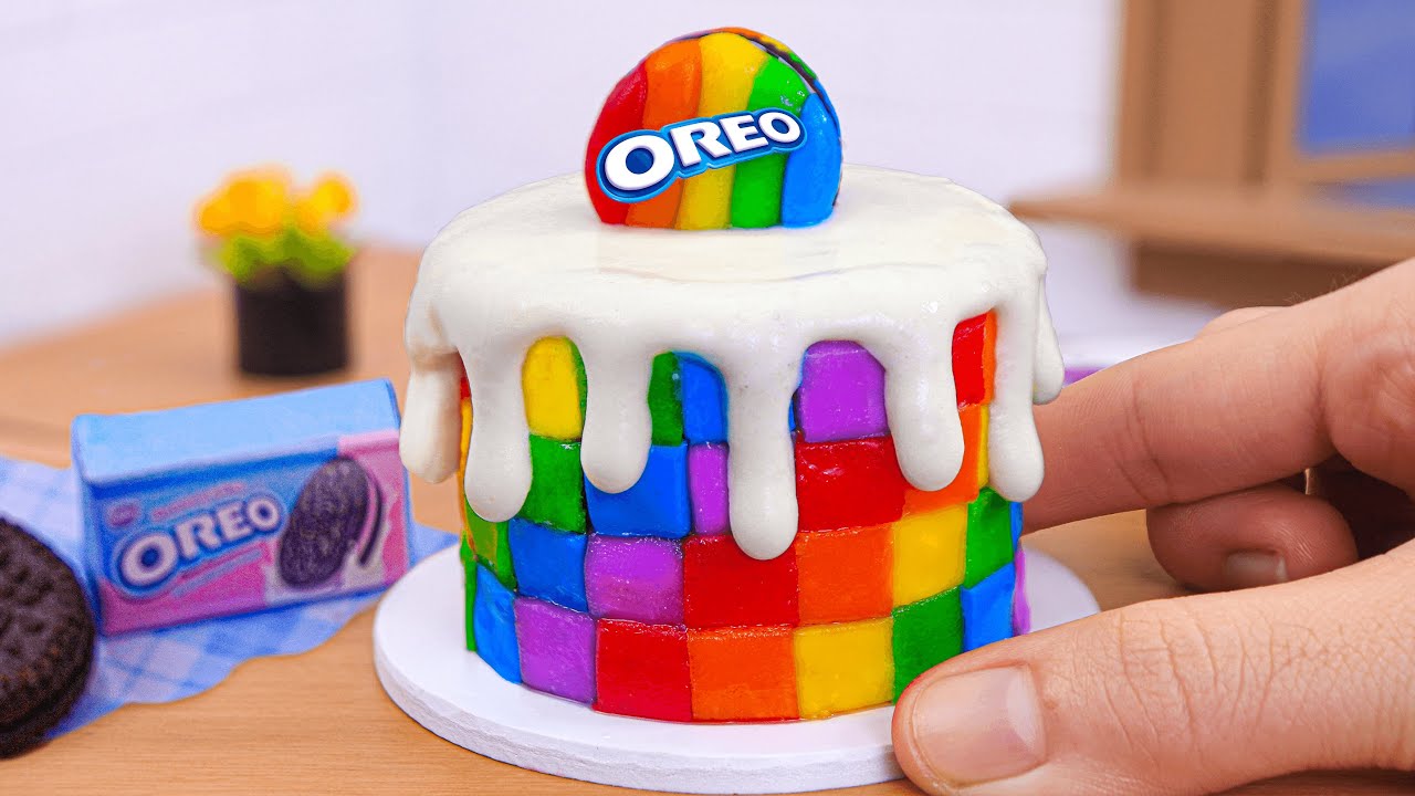 Resep Topper Kue OREO yang Luar Biasa 🌈🍫 Topper Kue Cokelat OREO Krim ...