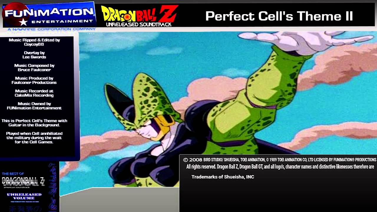 DBZ Unreleased - Perfect Cell's Theme II [Faulconer Productions] - YouTube