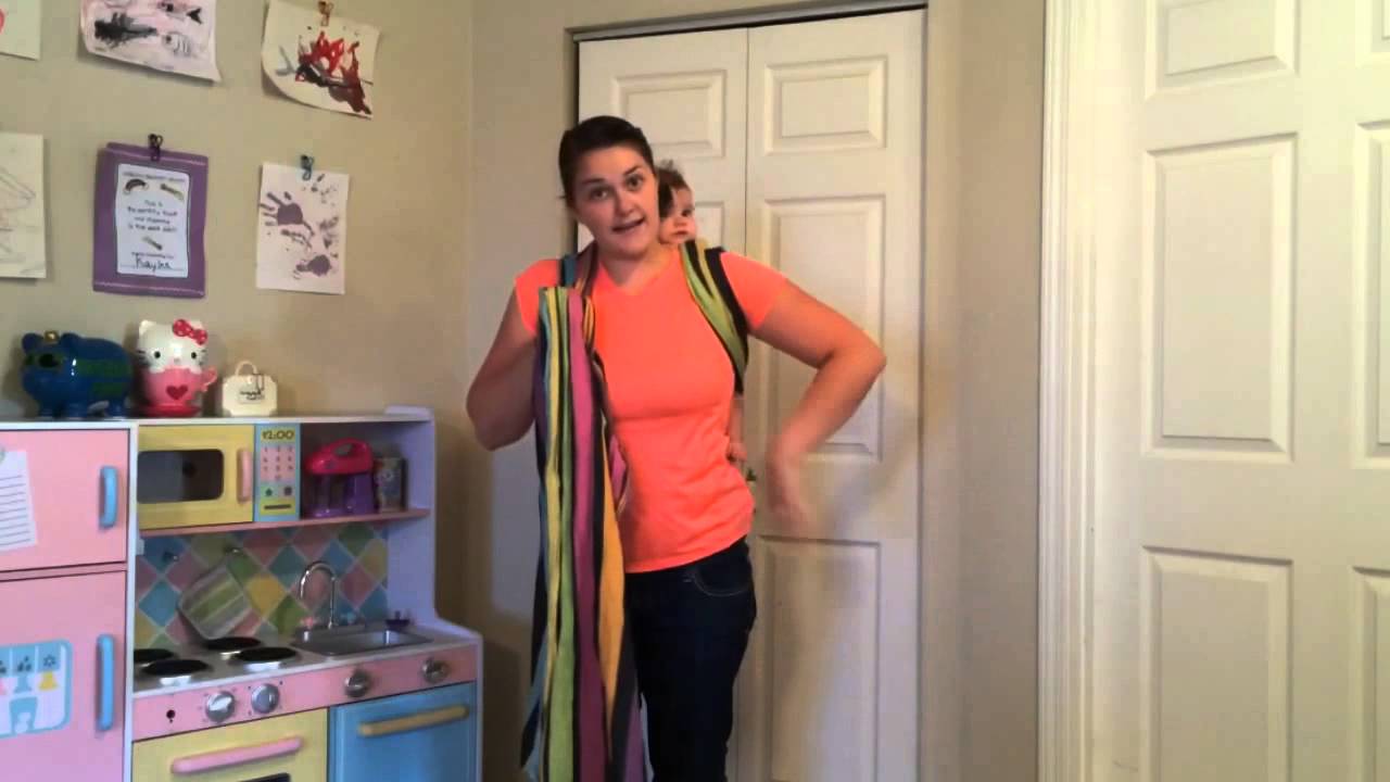 Advanced Wrapping - RRRR Back Carry (or Pirate's Carry.. Arrgh!) - YouTube