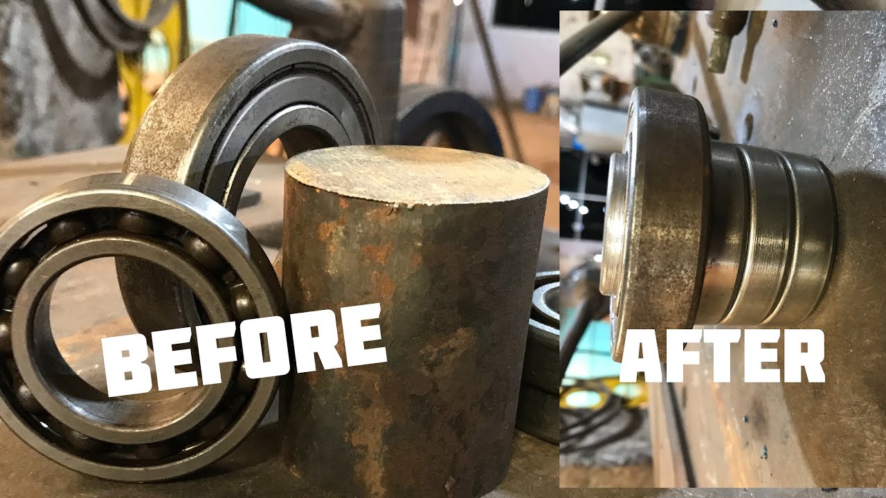 Turning & drilling operation on manual lathe machine ! Forging jobs ...