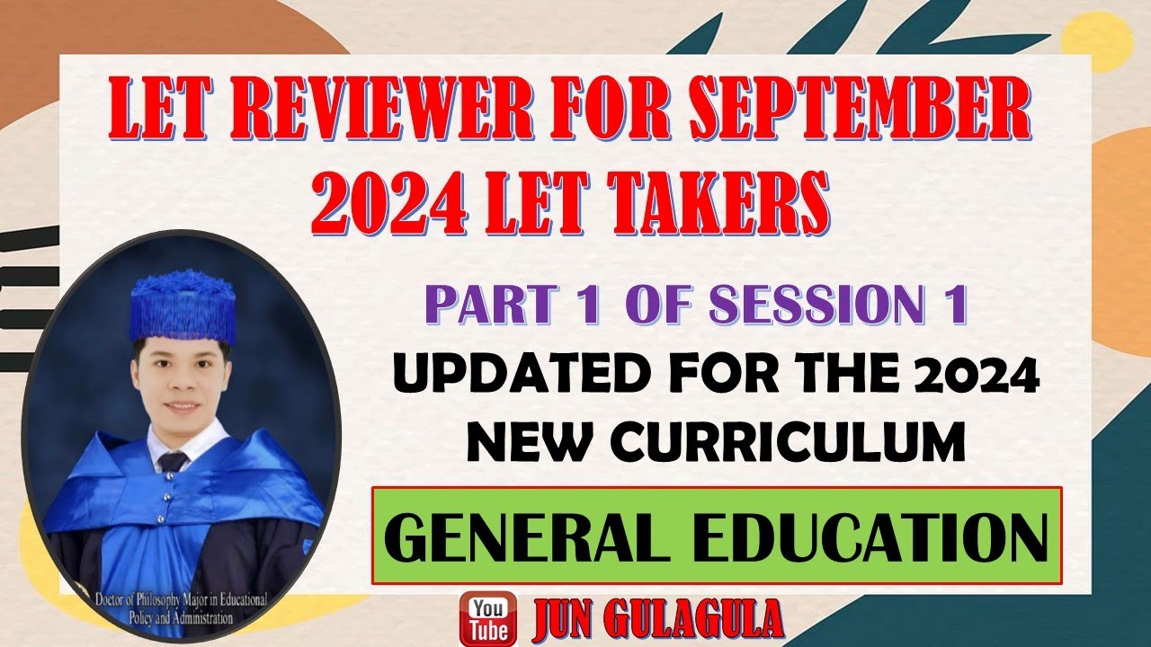 LET REVIEWER FOR SEPTEMBER 2024 TAKERS, UPDATED FOR THE 2024 NEW ...