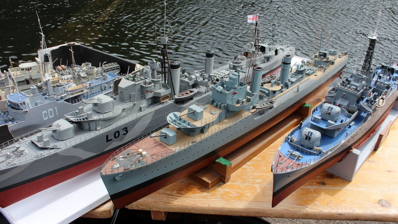 Luton & District Model Boat Club | Navy Vessels 2023 - YouTube