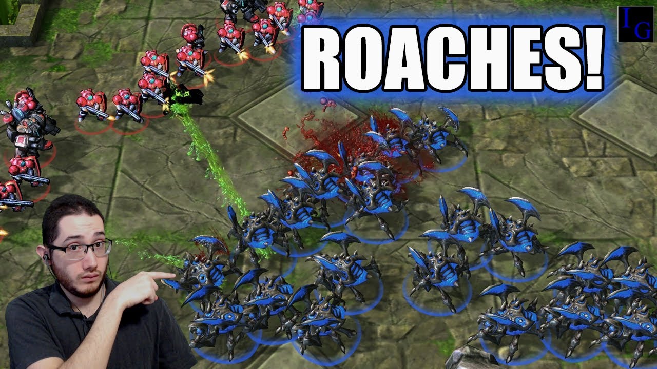 So.. Many.. ROACHES! | StarCraft 2 SC2 Terran vs Zerg Ladder Highlight ...