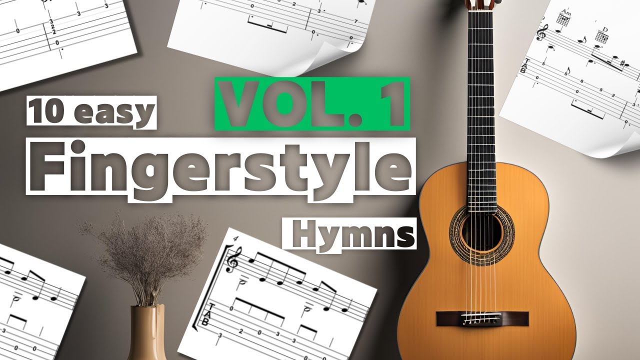 10 EASY FINGERSTYLE GUITAR ARRANGEMENTS | TUTORIAL + TABS #guitartabs # ...