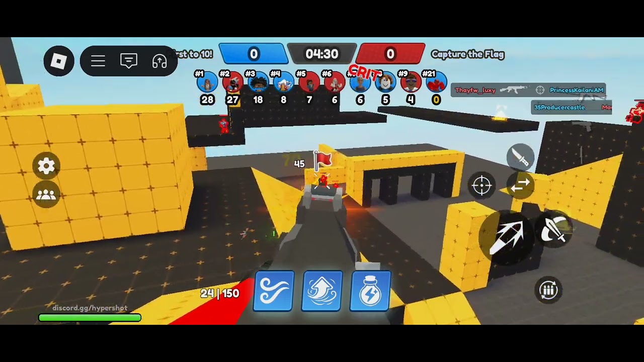 Playing hyper shot first time on controller - YouTube
