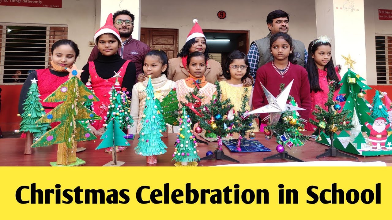 Students Celebrate Christmas Day in school | Christmas Celebration ...
