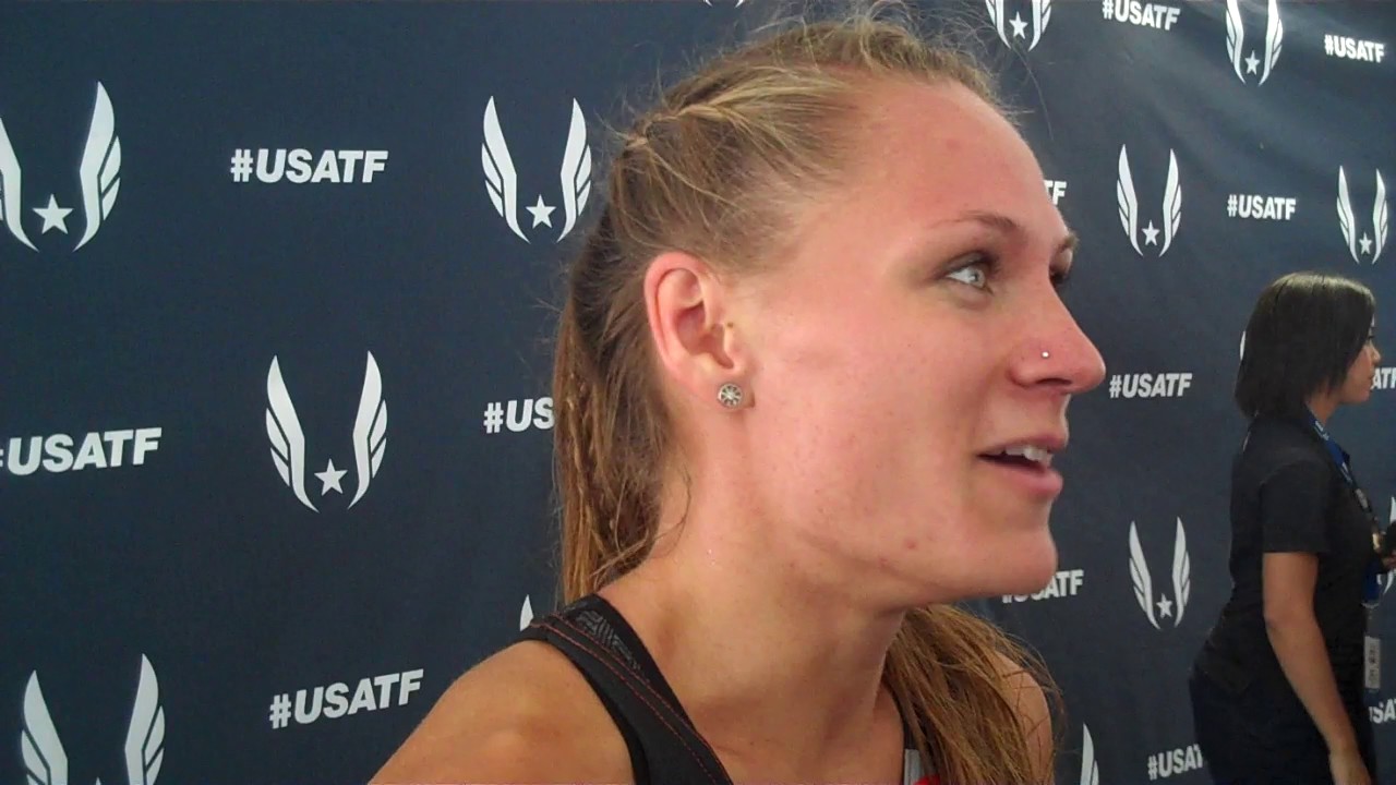 Emily Richards After 8th Place in 2017 USATF 800m Final - YouTube