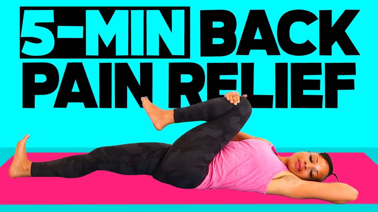 5-MINUTE LOWER BACK RELIEF - Exercises To Relieve Your Discomfort - YouTube