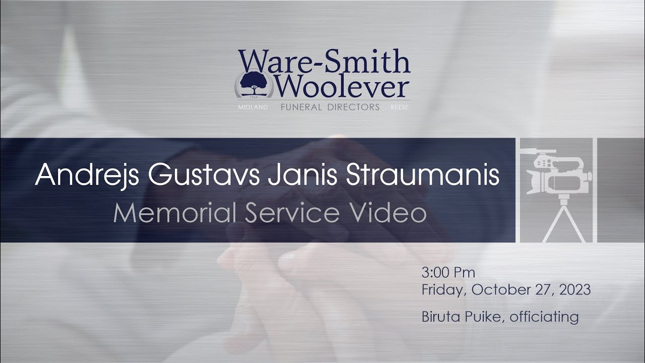 Andrejs Gustavs Janis Straumanis - YouTube
