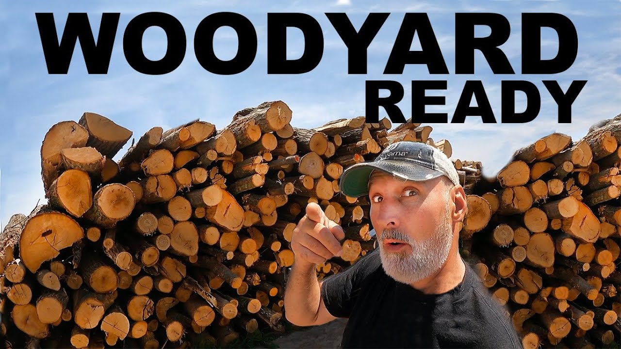 FIREWOOD YARD READY FOR ACTION! - YouTube