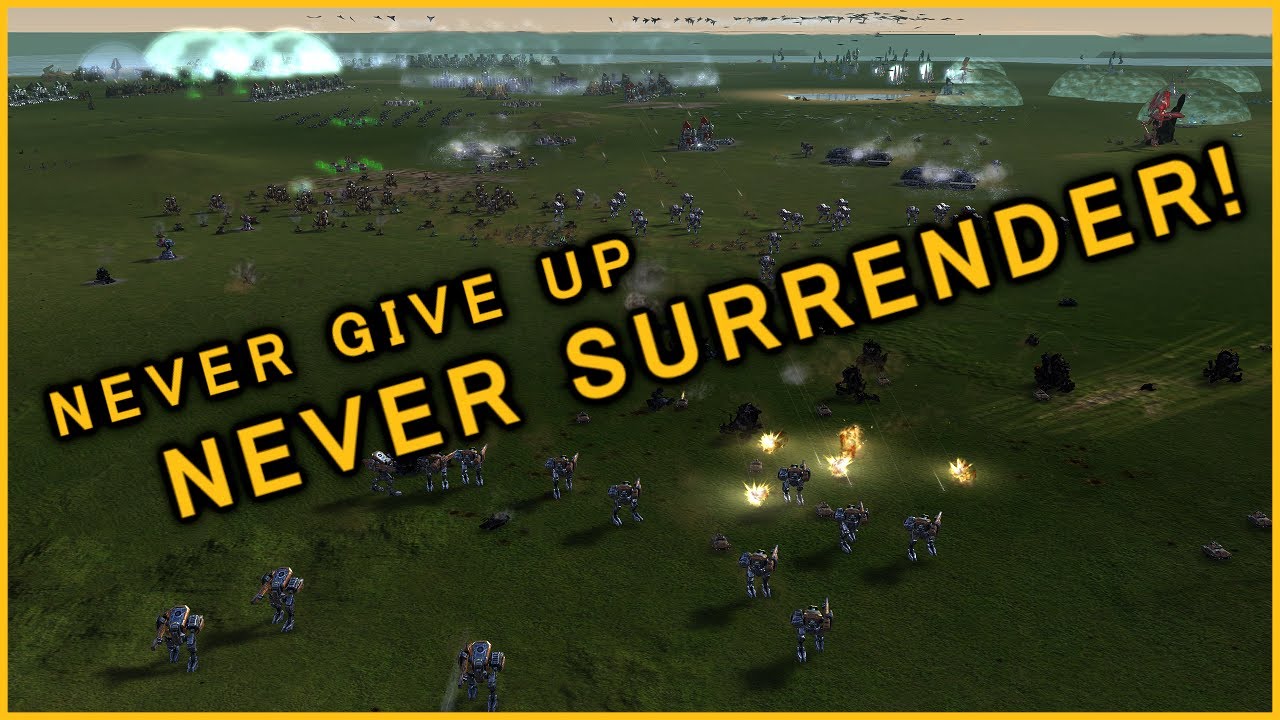 Never Give Up, Never Surrender! : Supreme Commander Forged Alliance ...